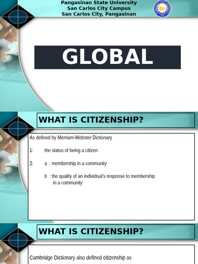 Understanding Global Citizenship | PDF | Oxfam | Poverty
