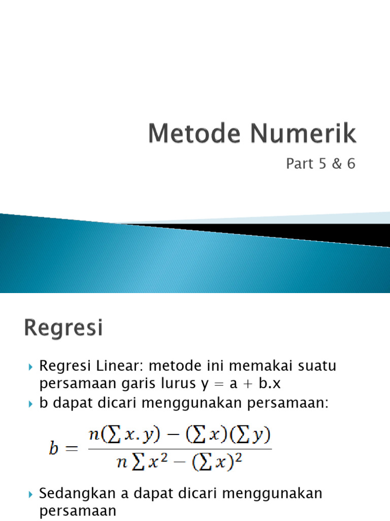 MATERI - 4007 - 20200248 - 20250115125417 - Metnum Part 5 | PDF