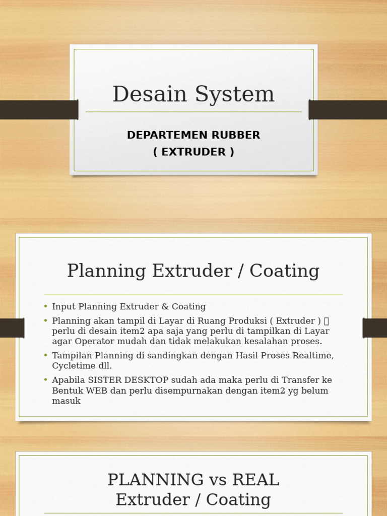 Desain System RUBBER | PDF