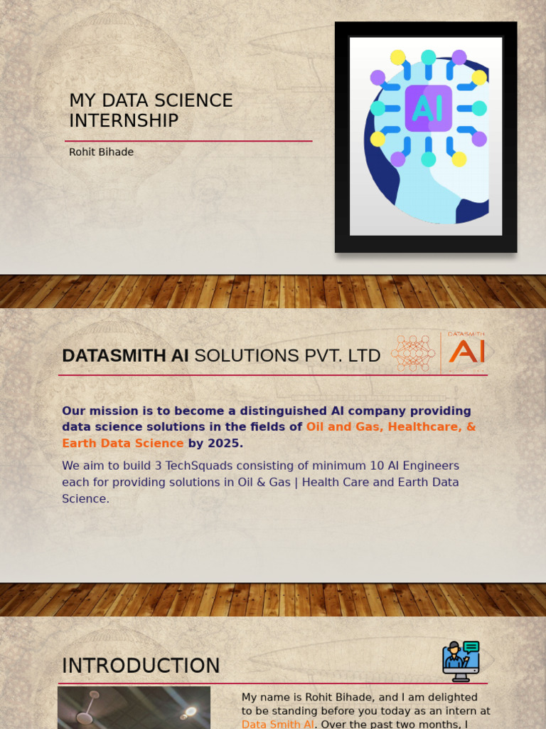 Data Smith Experience | PDF | Data Science | Data