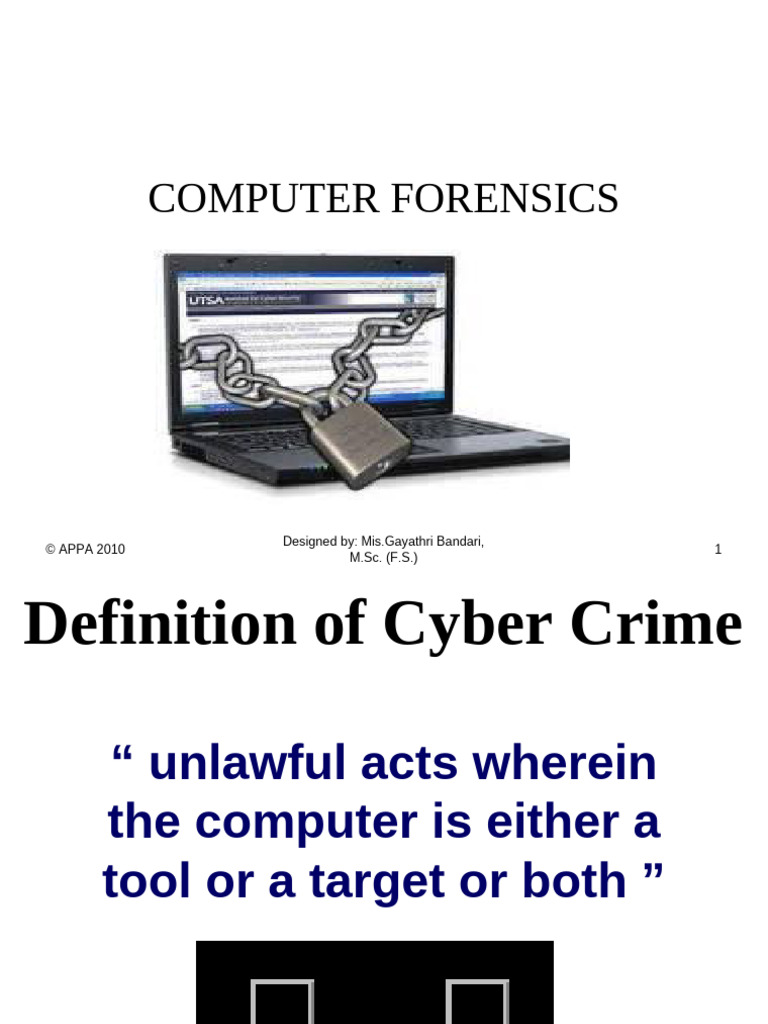 Cyber Forensics for Law Enforcement | PDF | Computer Forensics | Usb Flash Drive