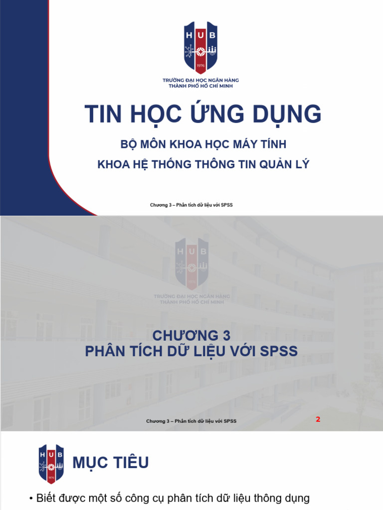 C3-Cong Cu Phan Tich Du Lieu V I SPSS | PDF