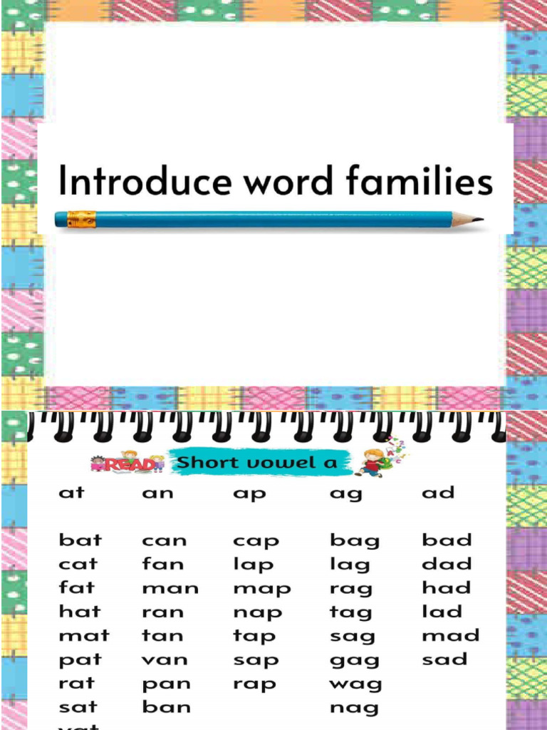 Day 2 Word Families | PDF