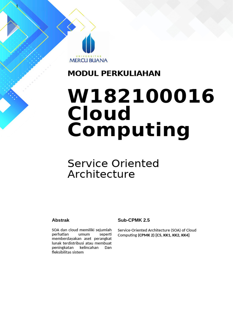 Service Oriented Architecture (SOA) | PDF