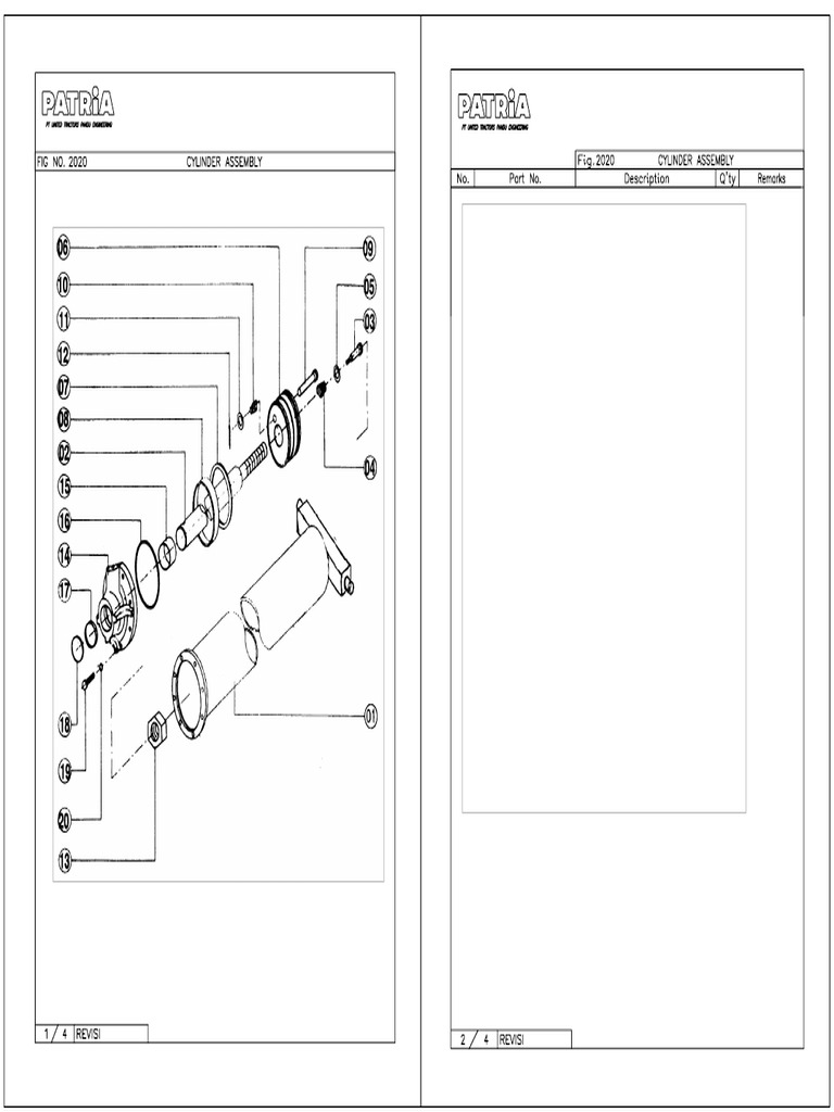 2020 Cylinder Assy | PDF