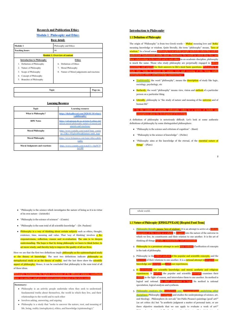 Rpe Print | PDF | Epistemology | Morality