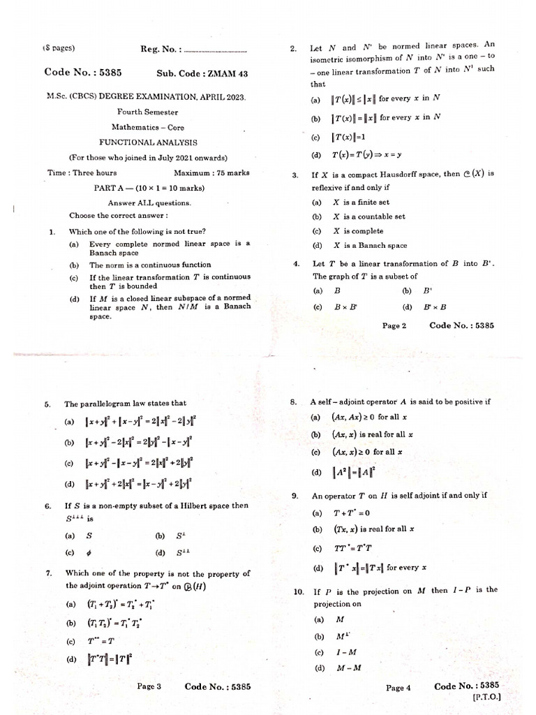 ZMAM43 Functional Analysis | PDF