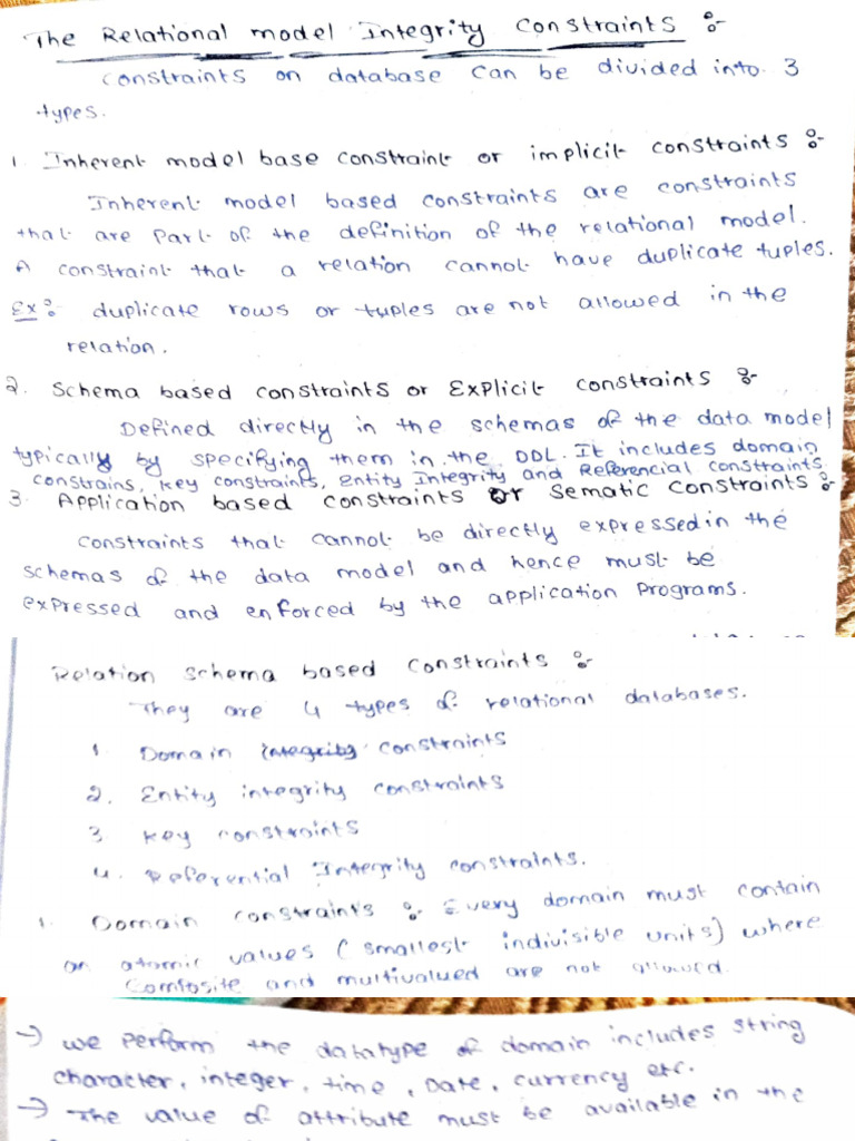 Database Constraints Guide | PDF | Relational Database | Data Management Software