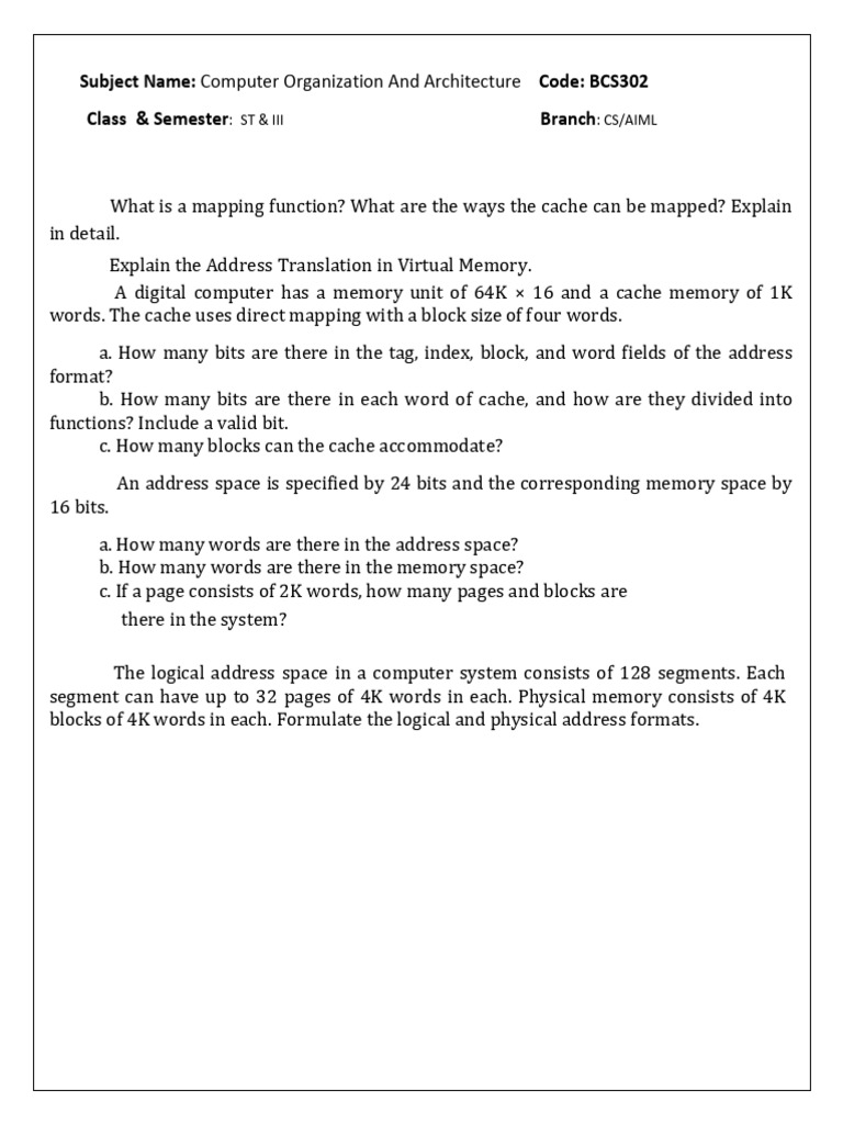BCS-302 Assignment No 4 NSA | PDF