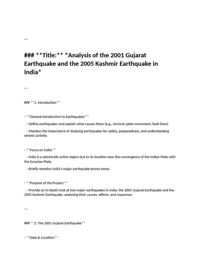 Physics 2001, 2005 Earthquake 8 C | PDF | Earthquakes | Geological Hazards