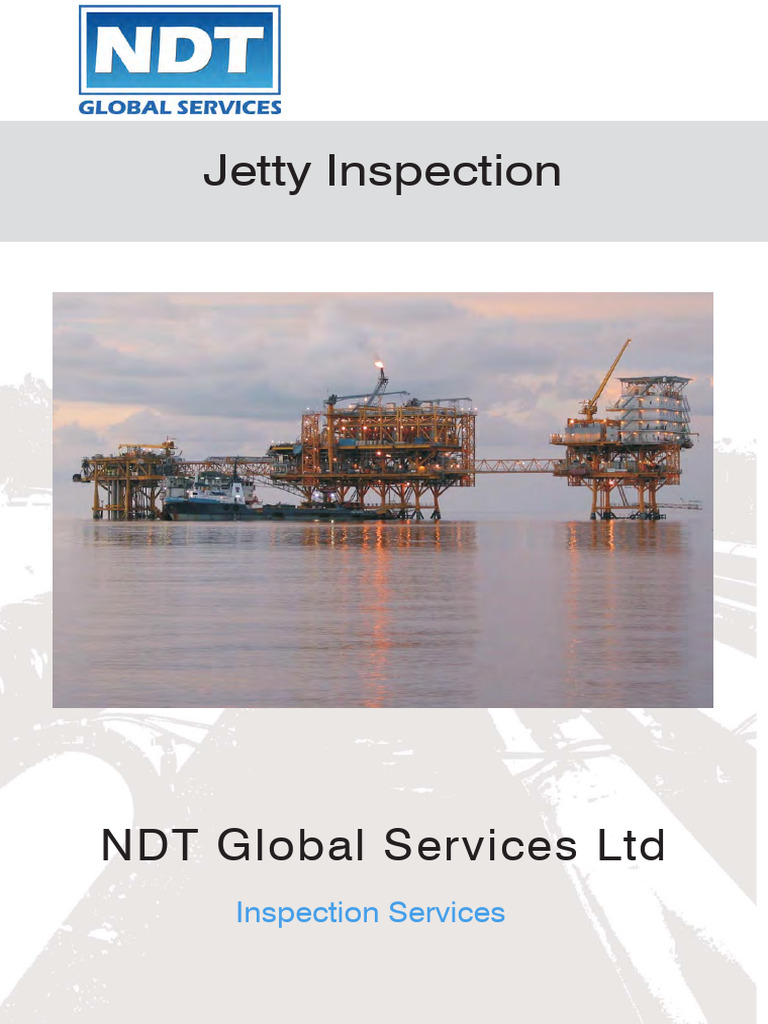 NDT GSL Jetty Inspection Brochure v1.3 | PDF | Nondestructive Testing
