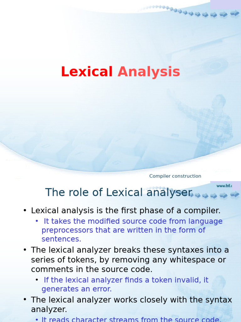 Lecture 3- Lexical Analysis (1) | PDF | Parsing | Automata Theory