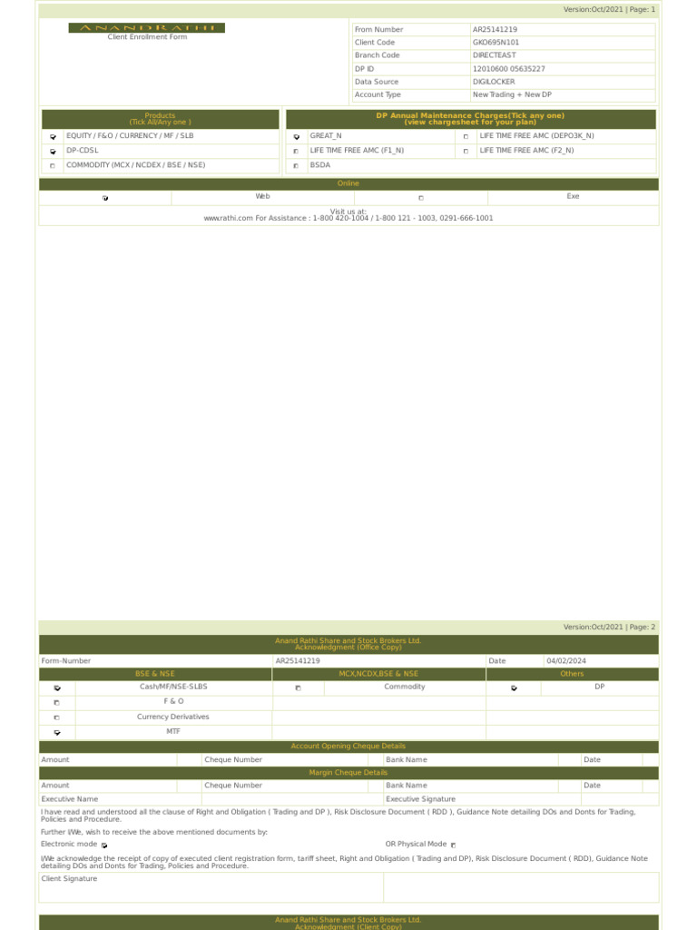 Esign PDF | PDF | Stocks | Identity Document