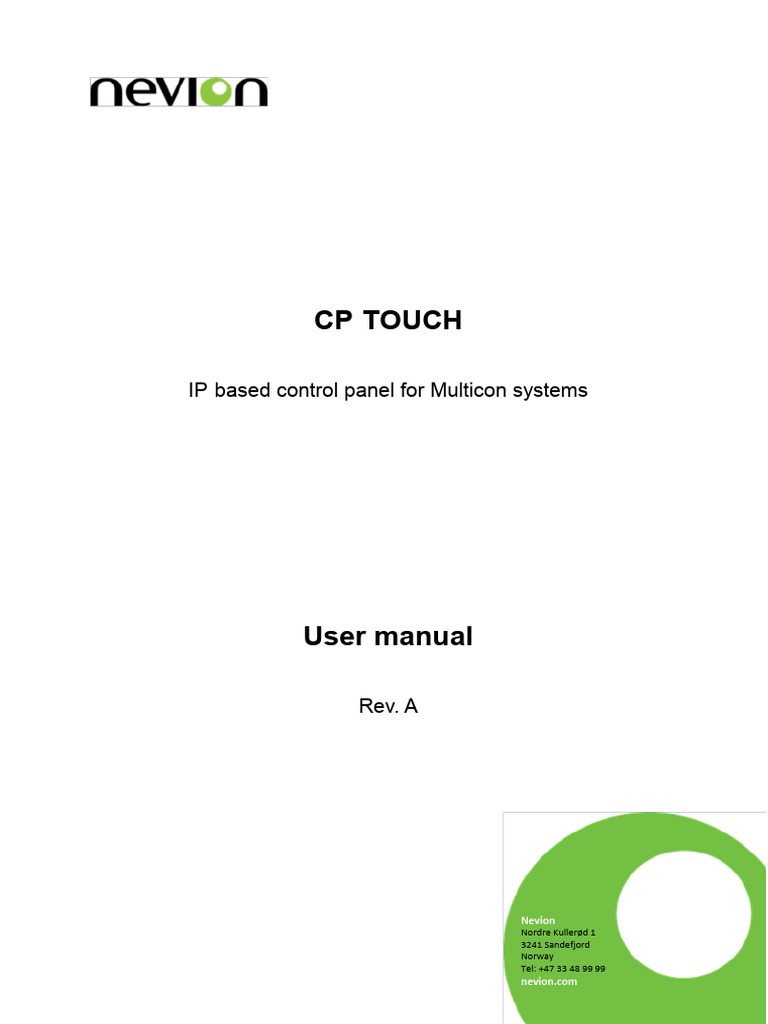 CP_TOUCH | PDF | Router (Computing) | Electronics