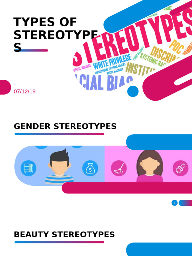 TYPES OF STEREOTYPES | PDF