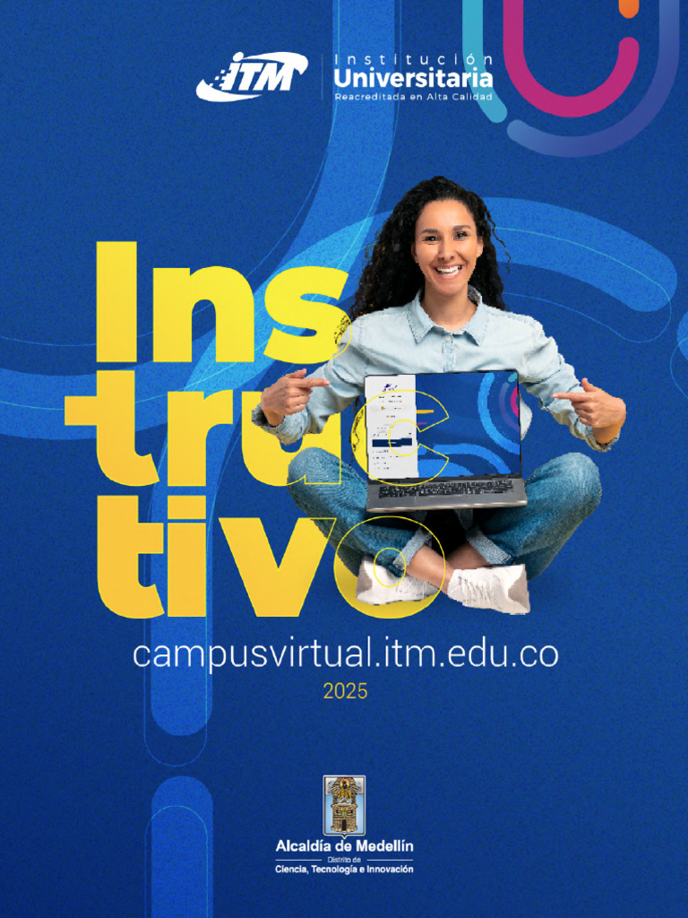 Guía para Navegar Campus Virtual ITM | PDF | Chat en linea | Contraseña