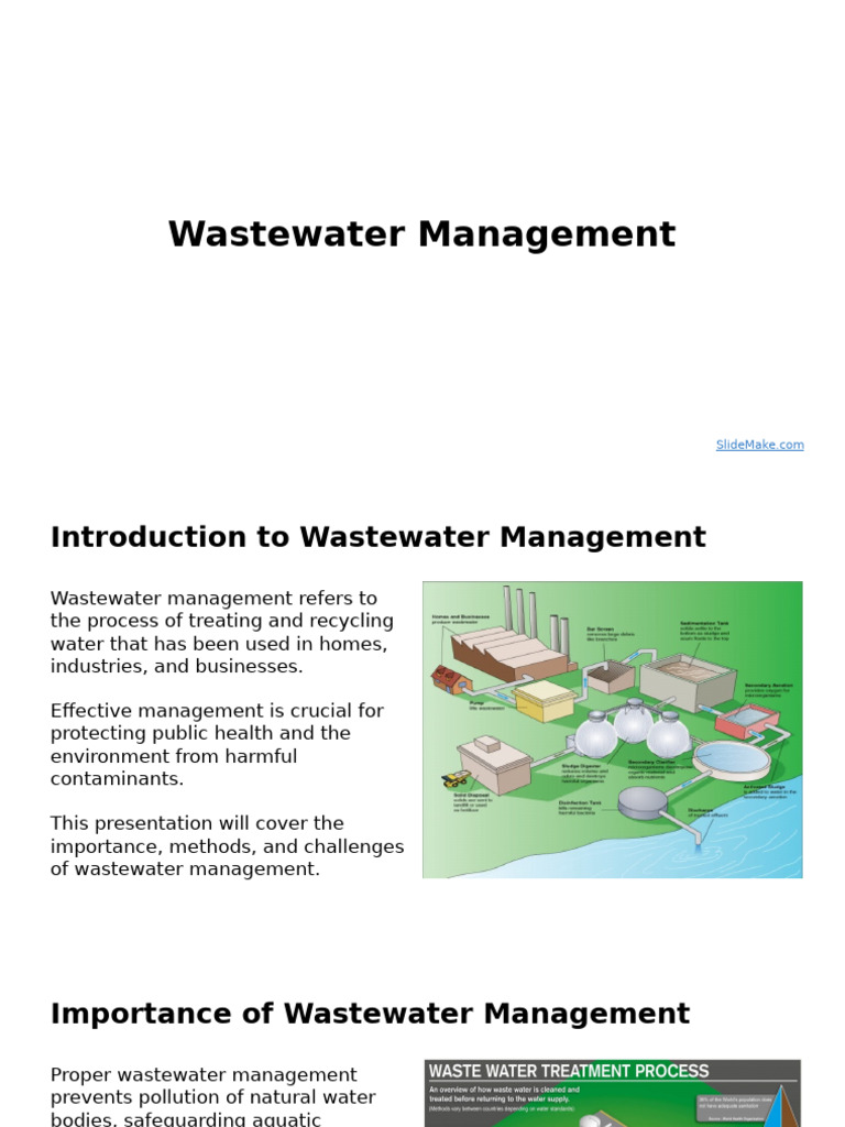 Wastewater Management | PDF