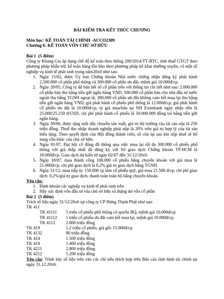 KTTC-C6-Baikiemtracuoichuong-de 1 | PDF