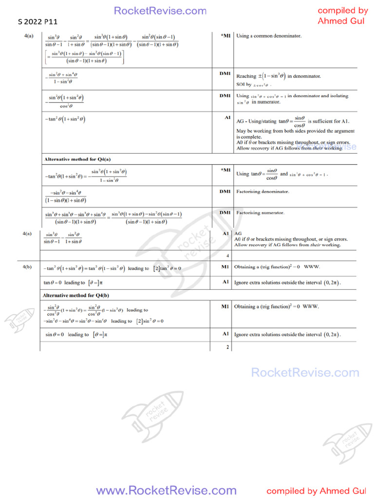 Trig 2020-2022 Ms | PDF