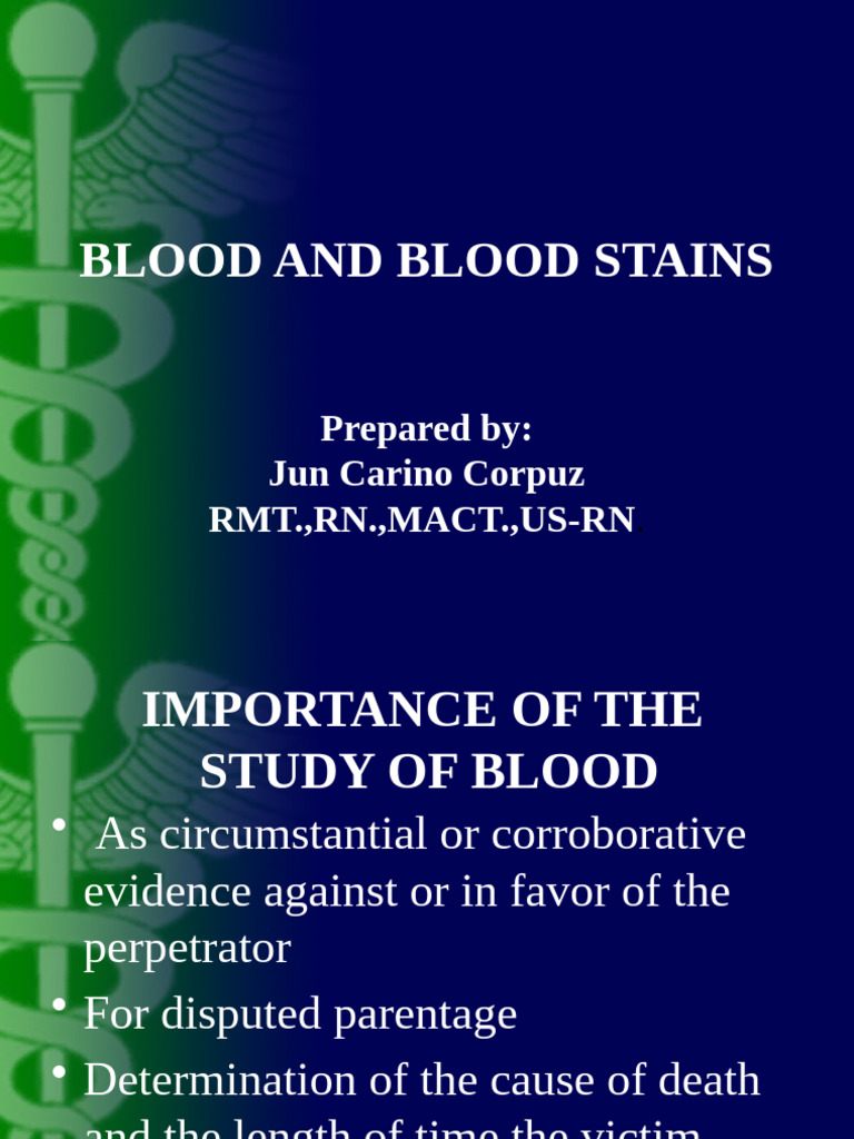 Understanding Blood and Its Analysis | PDF | Blood Type | Blood