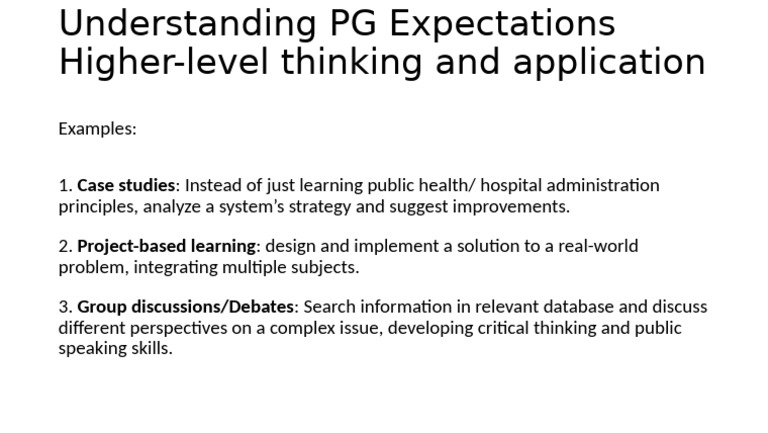 Higherlevel Thinking and Application | PDF