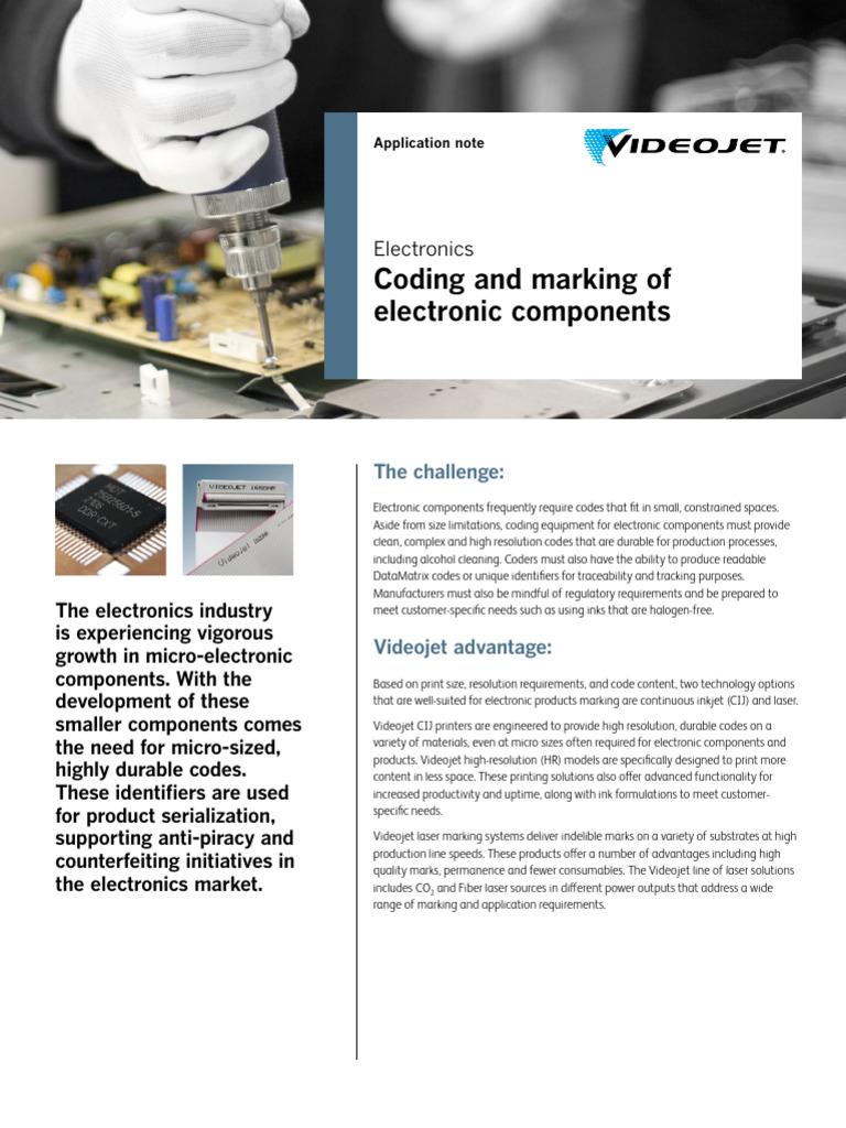 an-coding-and-marking-electronic-components-en-sg | PDF | Counterfeit | Printer (Computing)