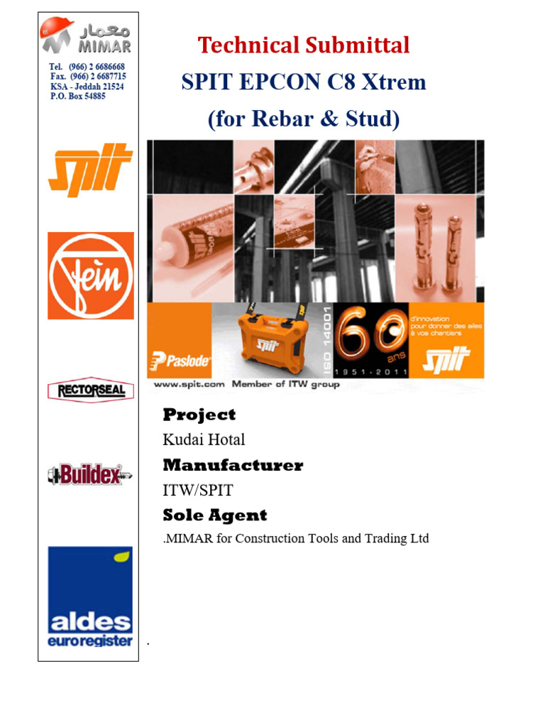 Epcon C8 Submittal | PDF | Acid | Building Engineering