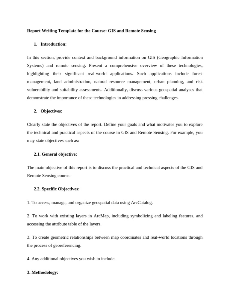 Report Writing Template | PDF