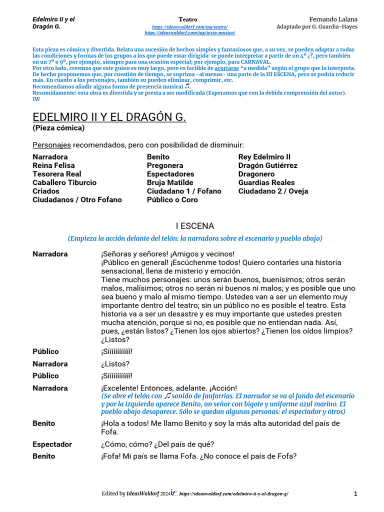 Edelmiro II y El Dragon G | PDF