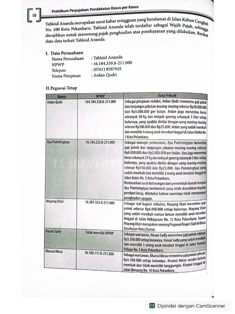 Perpajakan Tugas Week 1 | PDF