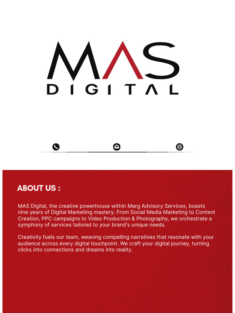 MAS Digital™ Service Portfolio Overview | PDF