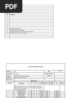 Measurement Sheet for Project Billing | PDF