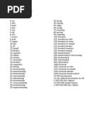 Afrikaans Numbers To 100 | PDF