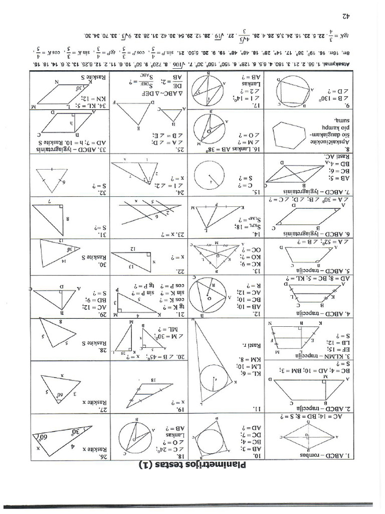 Planimetrija 1 | PDF