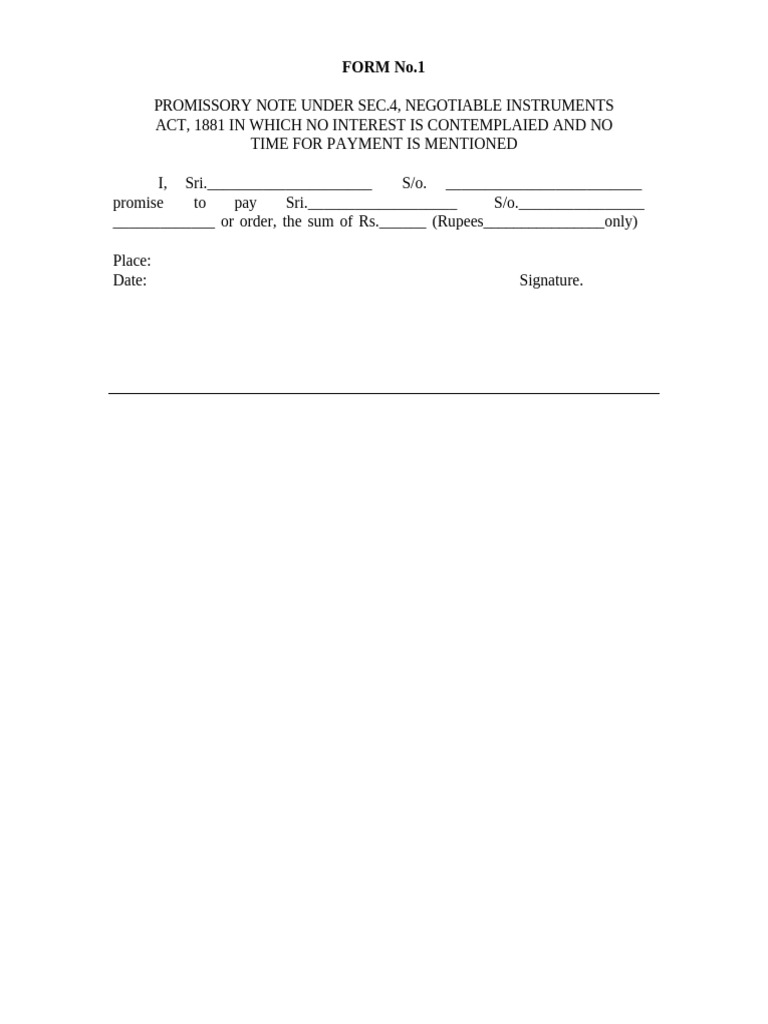 4_promissorynote | PDF | Negotiable Instrument | Promissory Note
