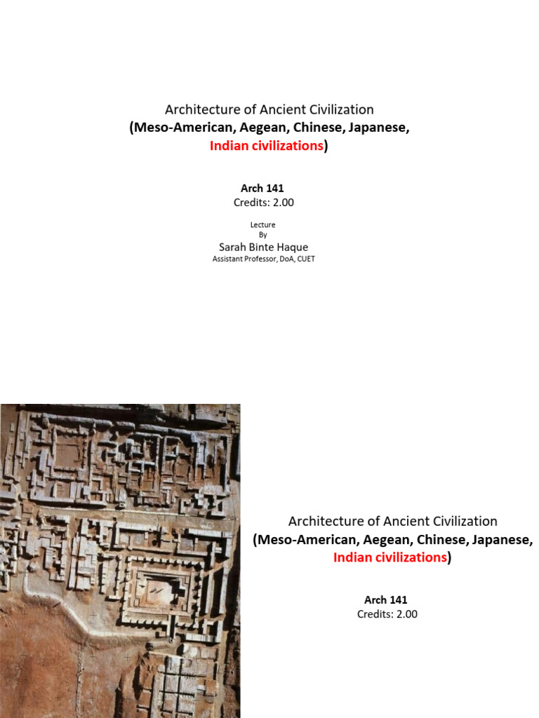 Ancient Civilizations' Architecture Overview | PDF