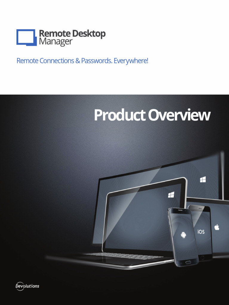 Remote Desktop Manager Catalog | PDF | Remote Desktop Services | File ...