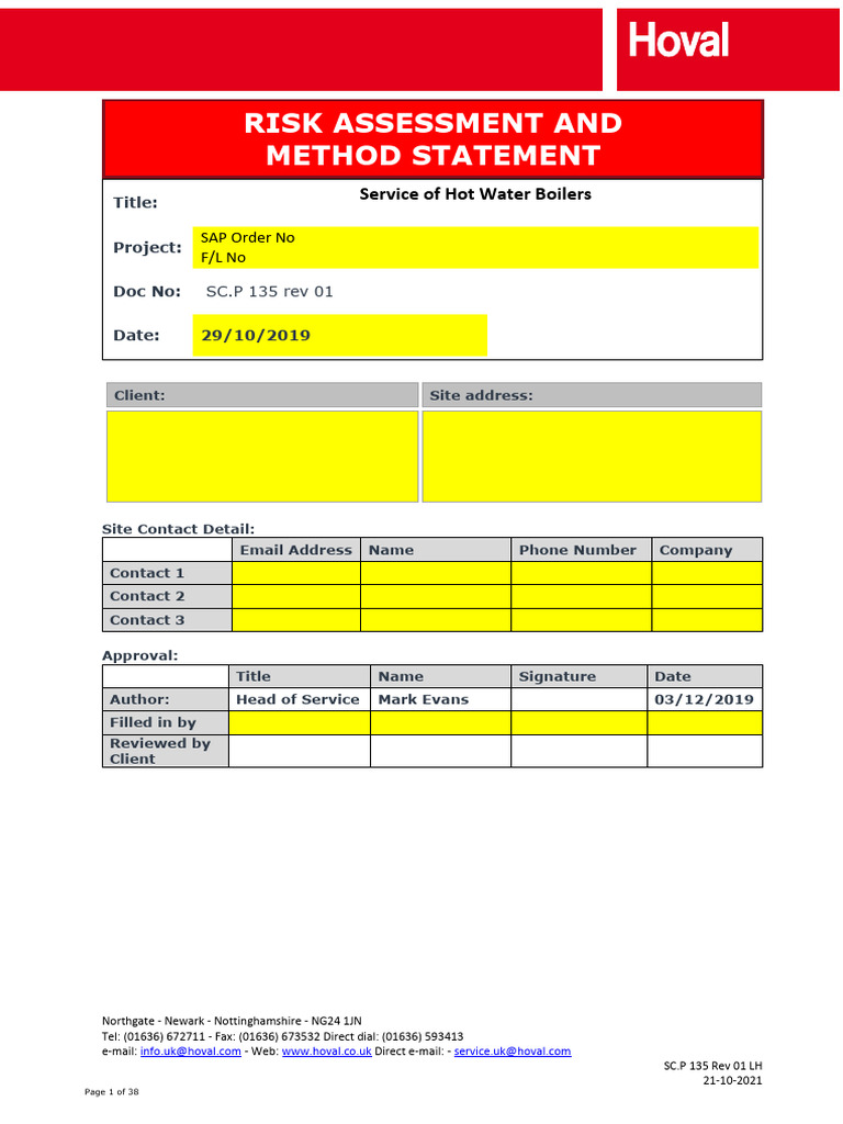 Boiler Service Safety Guide | PDF | Personal Protective Equipment ...