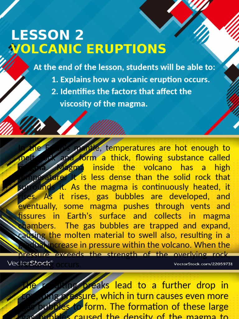 LESSON 2 Volcanic Eruptions Part 1 | PDF | Types Of Volcanic Eruptions ...
