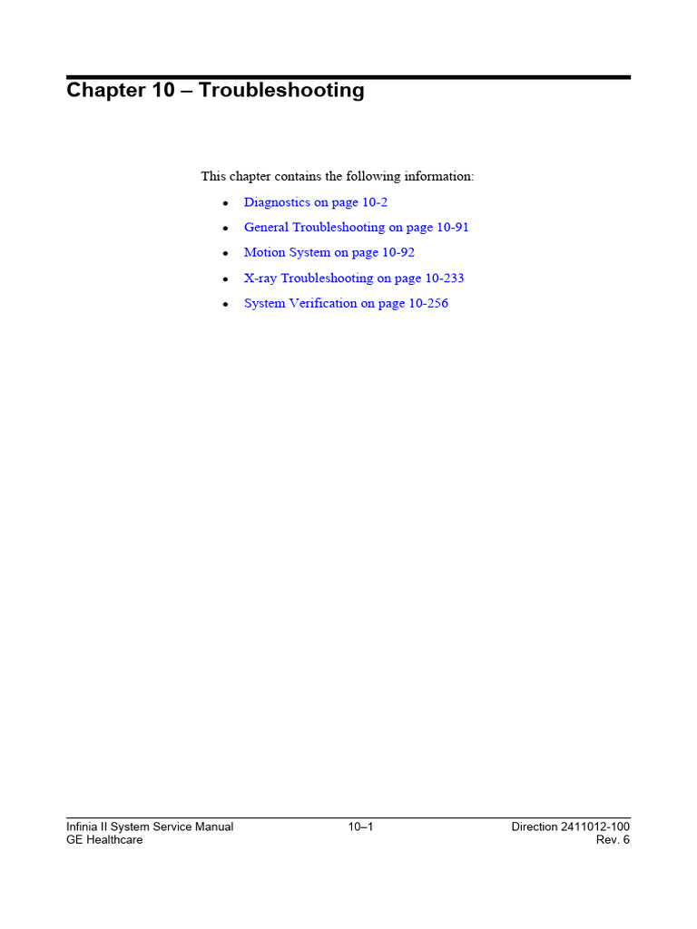 Infinia II Troubleshooting Guide | PDF | Troubleshooting | Computing