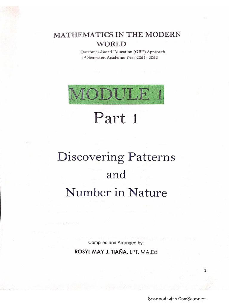 CMMW Module 1 Part1 1 | PDF