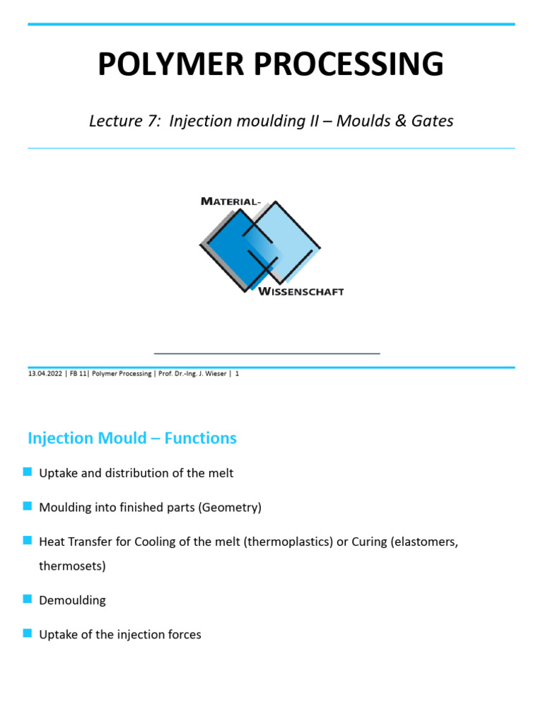 VL7 PP InjectionMoulding 2 | PDF | Secondary Sector Of The Economy | Applied And ...