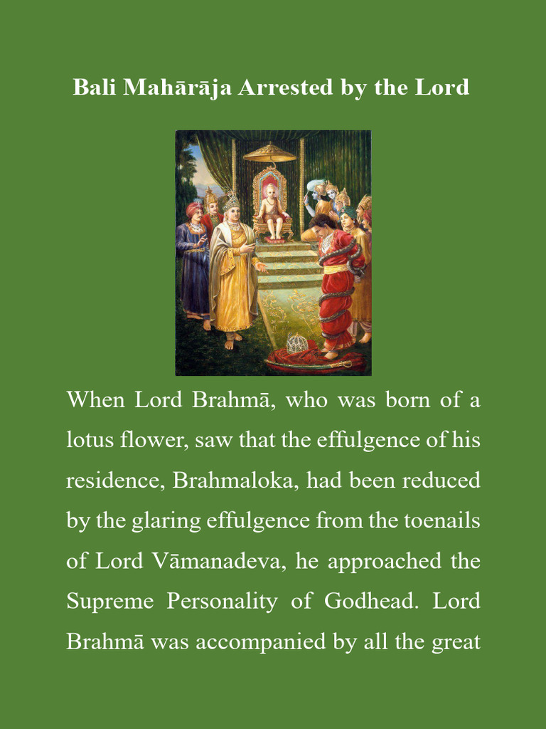 79 - Bali Maharaja Arrested by The Lord | PDF