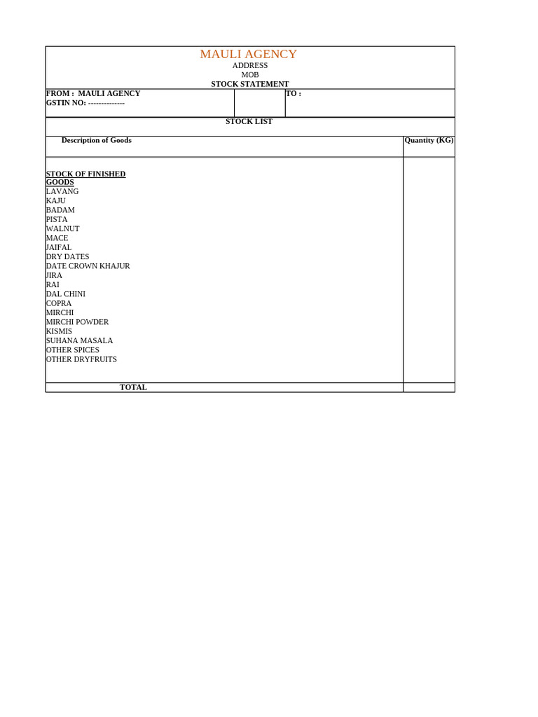Stock State | PDF
