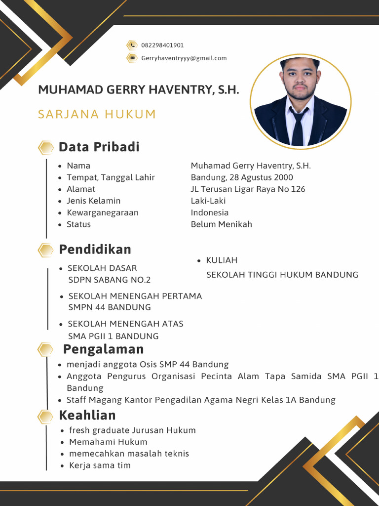 JOBSTREETEXPRESS MuhamadGerryHaventry Resume 20250205 | PDF