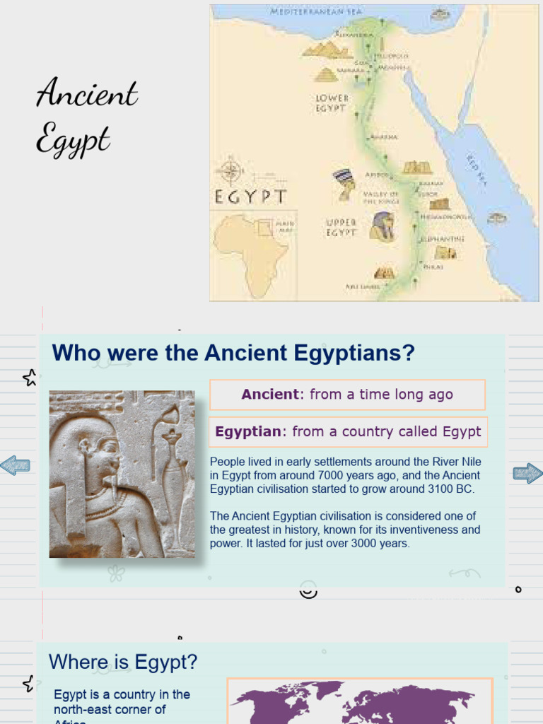 Overview of Ancient Egyptian Civilization | PDF | Ancient Egypt ...
