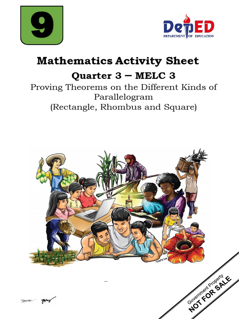 Q3 Math 9 MELC3 Week2 | PDF | Rectangle | Perpendicular
