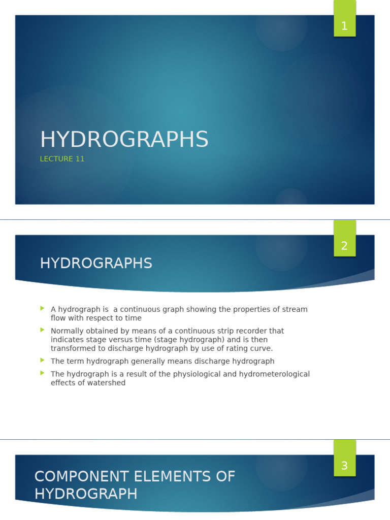 Understanding Hydrographs and Their Components | PDF | Drainage Basin ...
