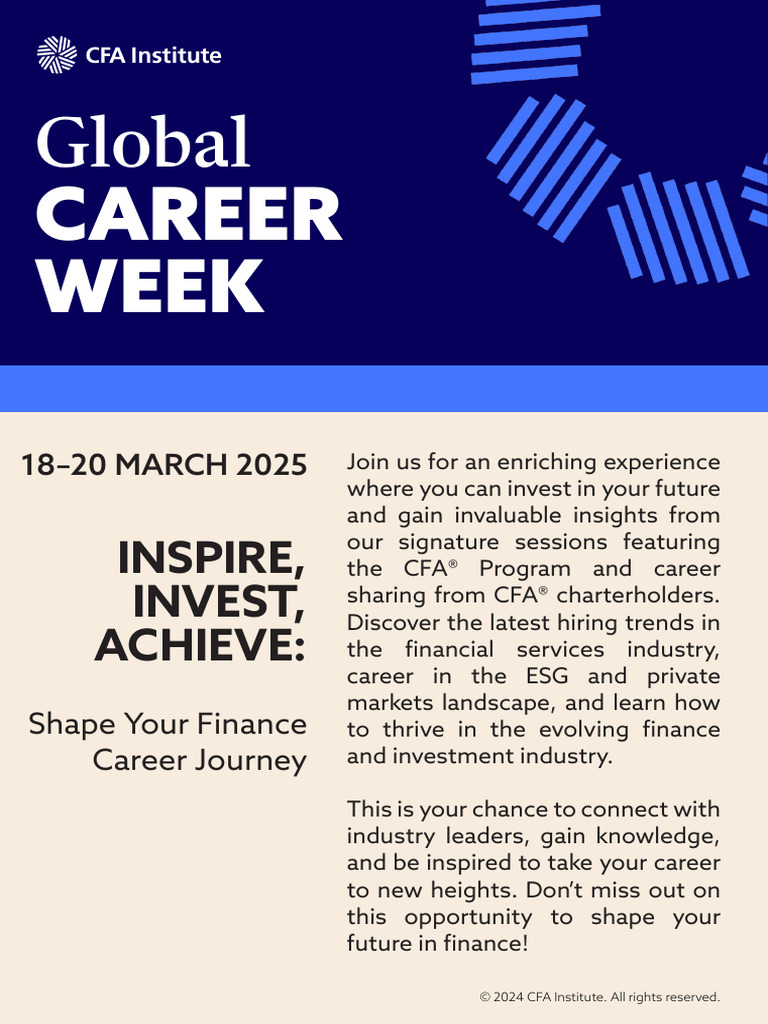 Global Career Week - Flyer | PDF | Economies