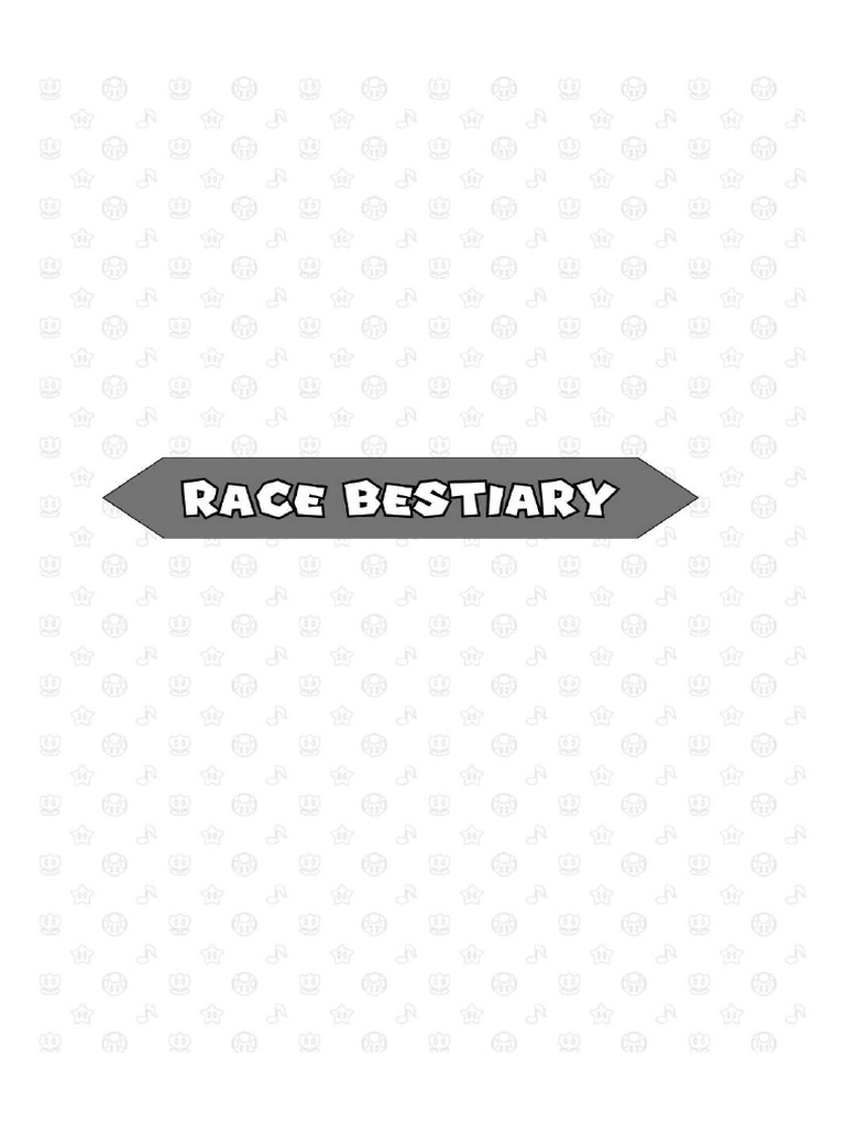 Mario TTRPG Bestiary (WIP - Current Complete) - Compressed | PDF